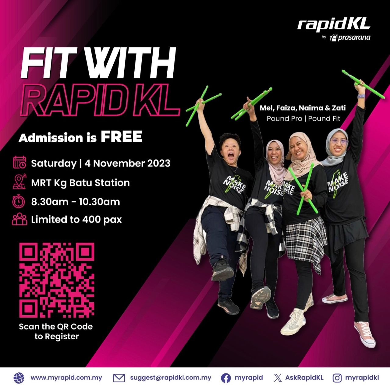 Fit With RapidKL - Malaysian Red Crescent Society Community
