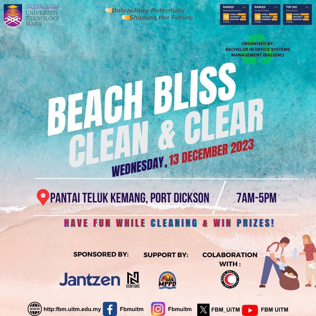 BEACH BLISS CLEAN AND CLEAR - Malaysian Red Crescent Society Community