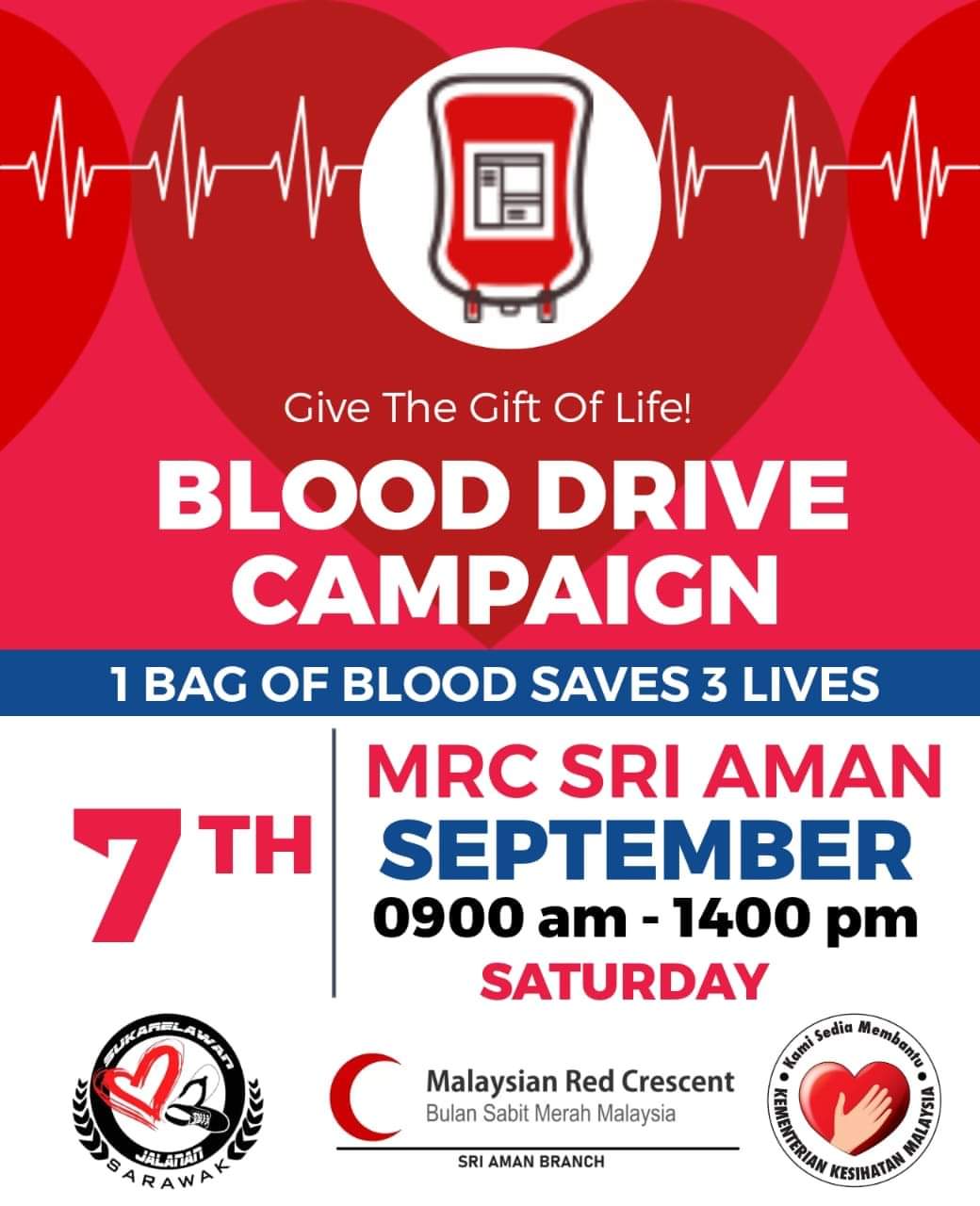 Blood Donation Campaign - Malaysian Red Crescent Society Community