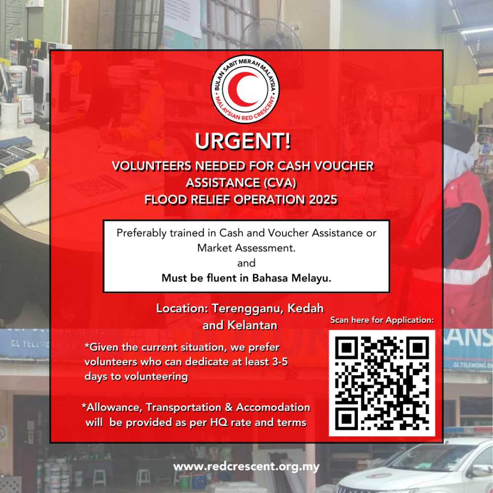 Volunteers for Cash Voucher Assistance (CVA) Flood Relief Operation ...