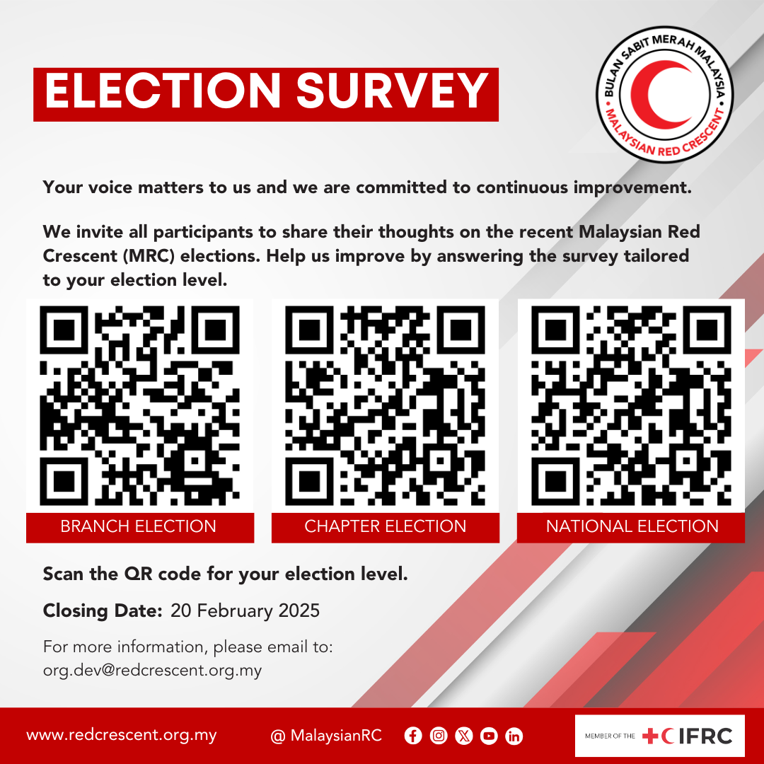 Election Survey - Malaysian Red Crescent Society Community