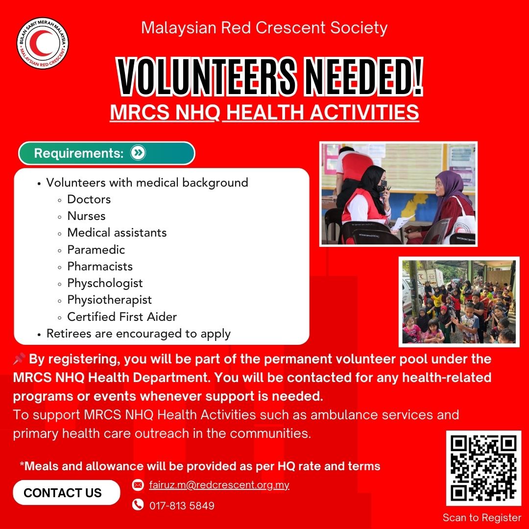Join Our Pool of Volunteers for Health & Community Programs ...