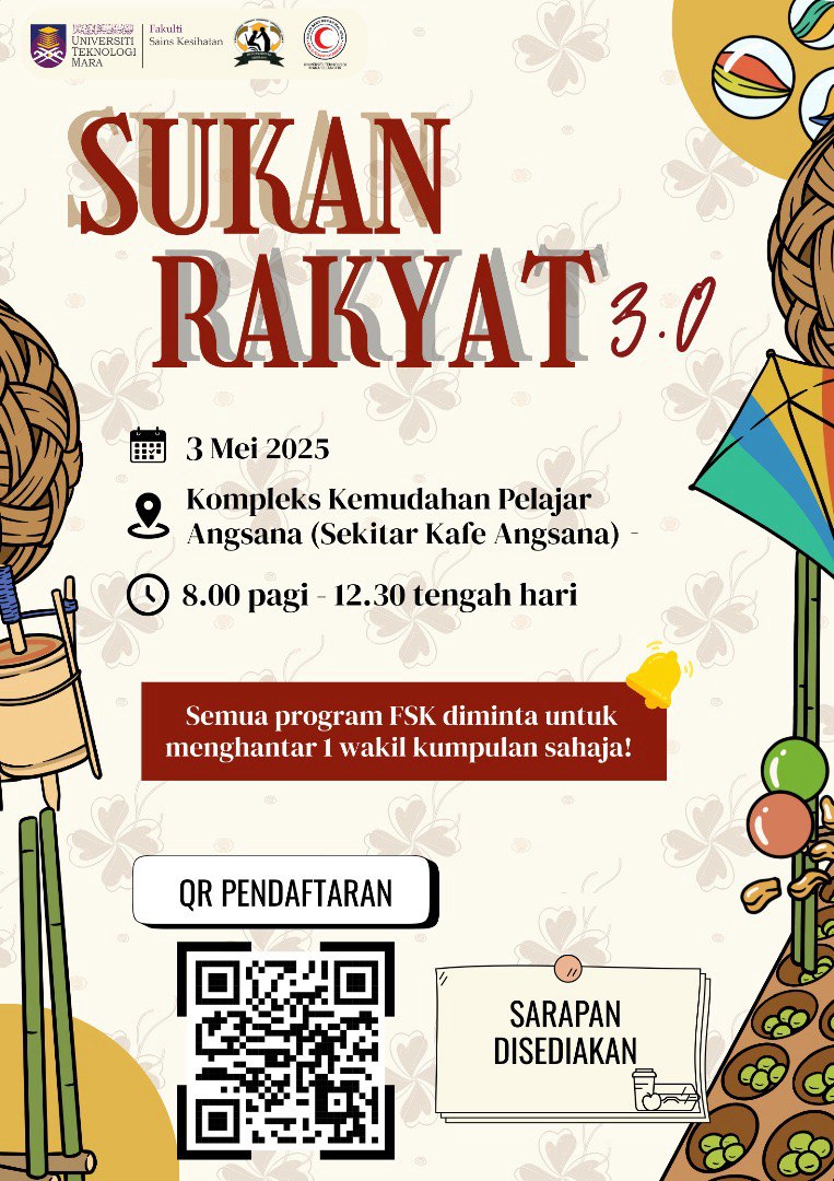 SUKAN RAKYAT 3.0 - Malaysian Red Crescent Society Community