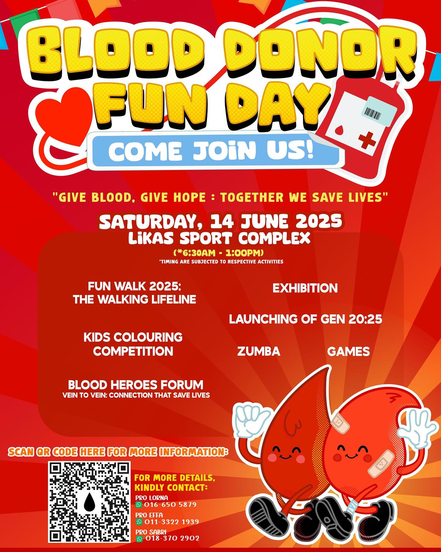 Donor Fun Day 2025 - Celebrating World Blood Donor Day 2025 (Sabah ...