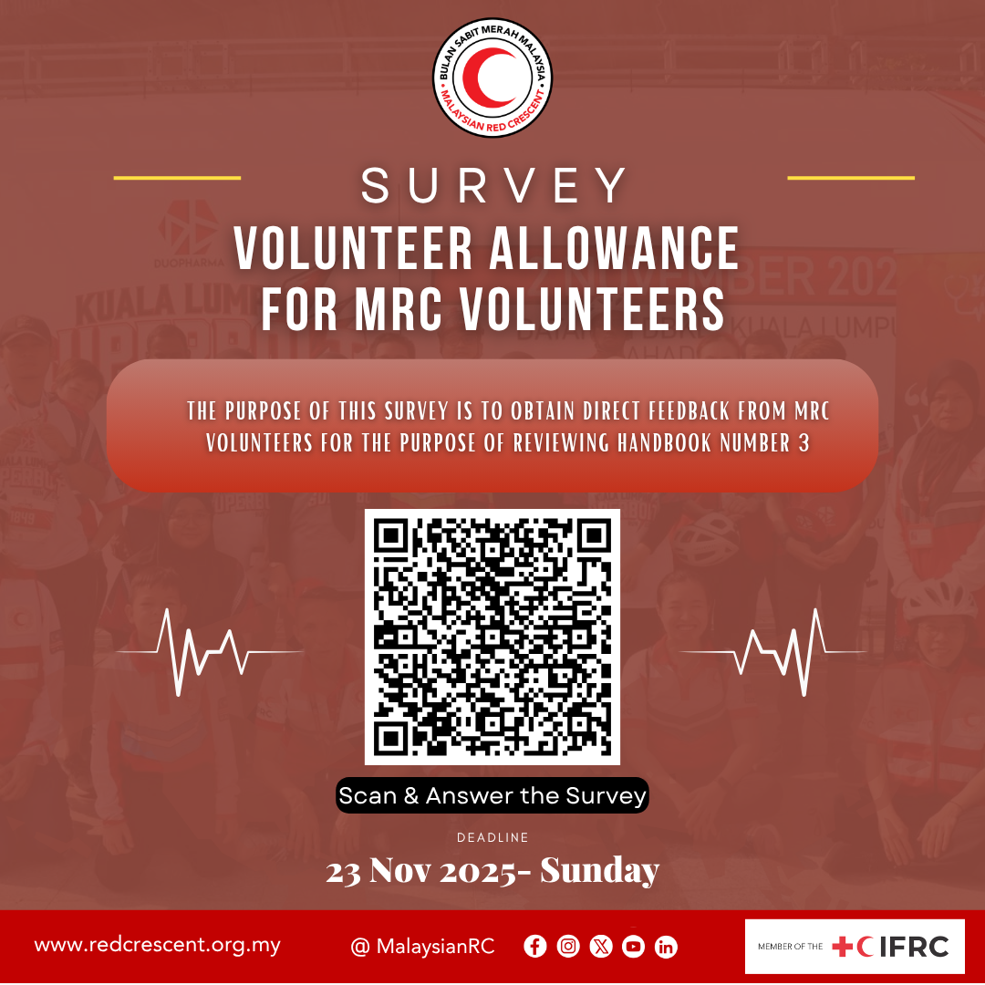 Volunteer Allowance Survey - Malaysian Red Crescent Society Community